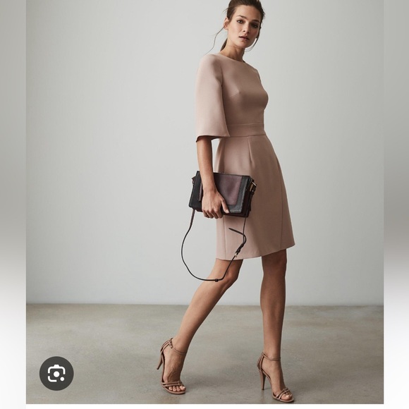 Reiss | Dresses | Reiss Myra Dress Neutral 8 Altered To Usa 2 | Poshmark